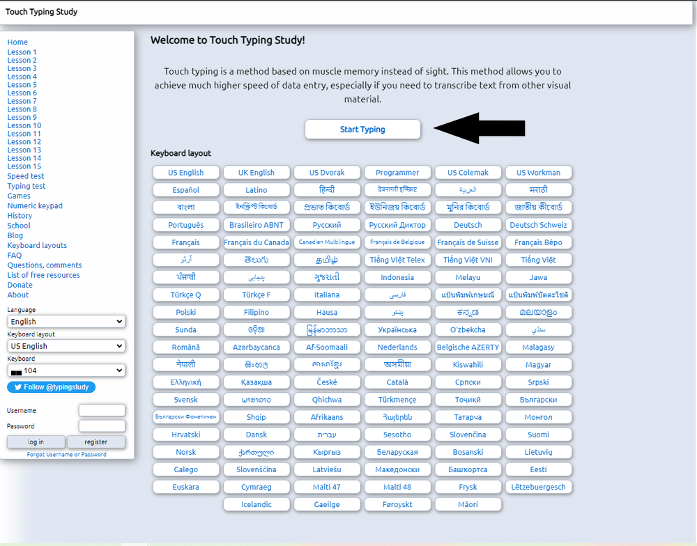 Touch Typing — Museum of Perth