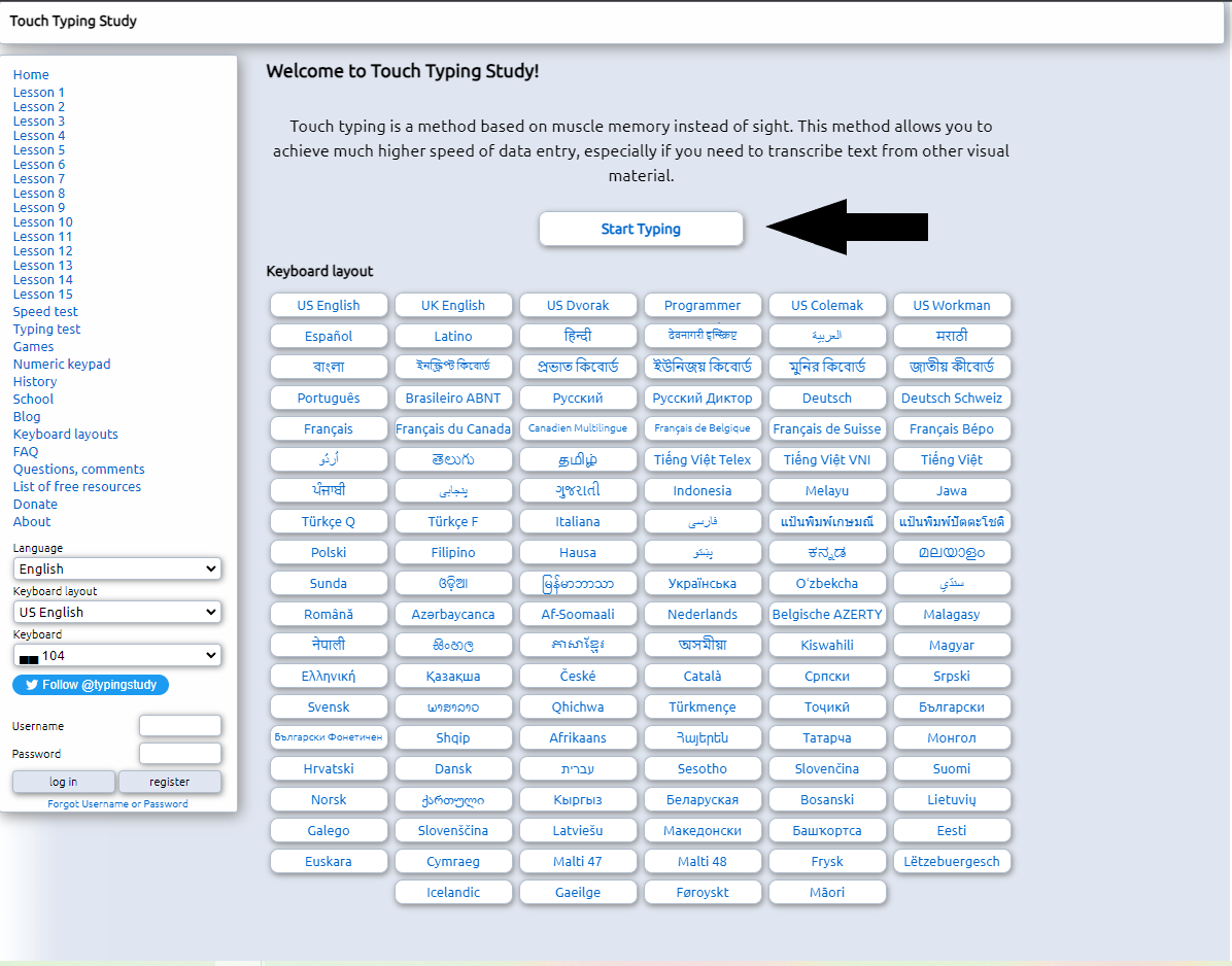 Touch Typing — Museum of Perth