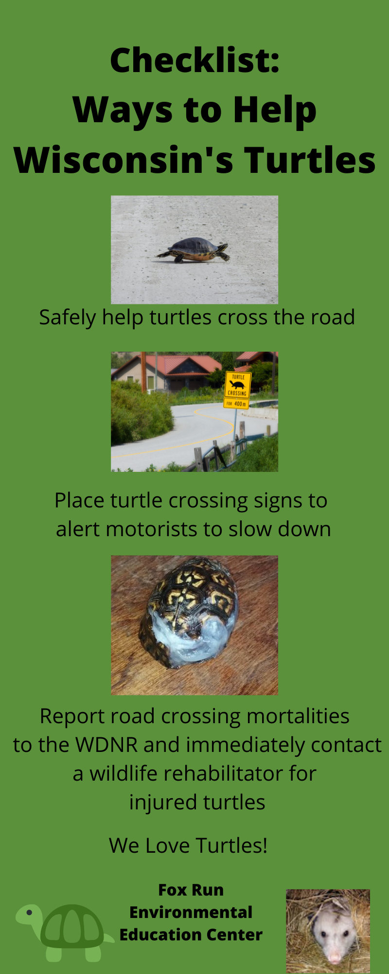 Wisconsin Turtles — Fox Run Environmental Education Center