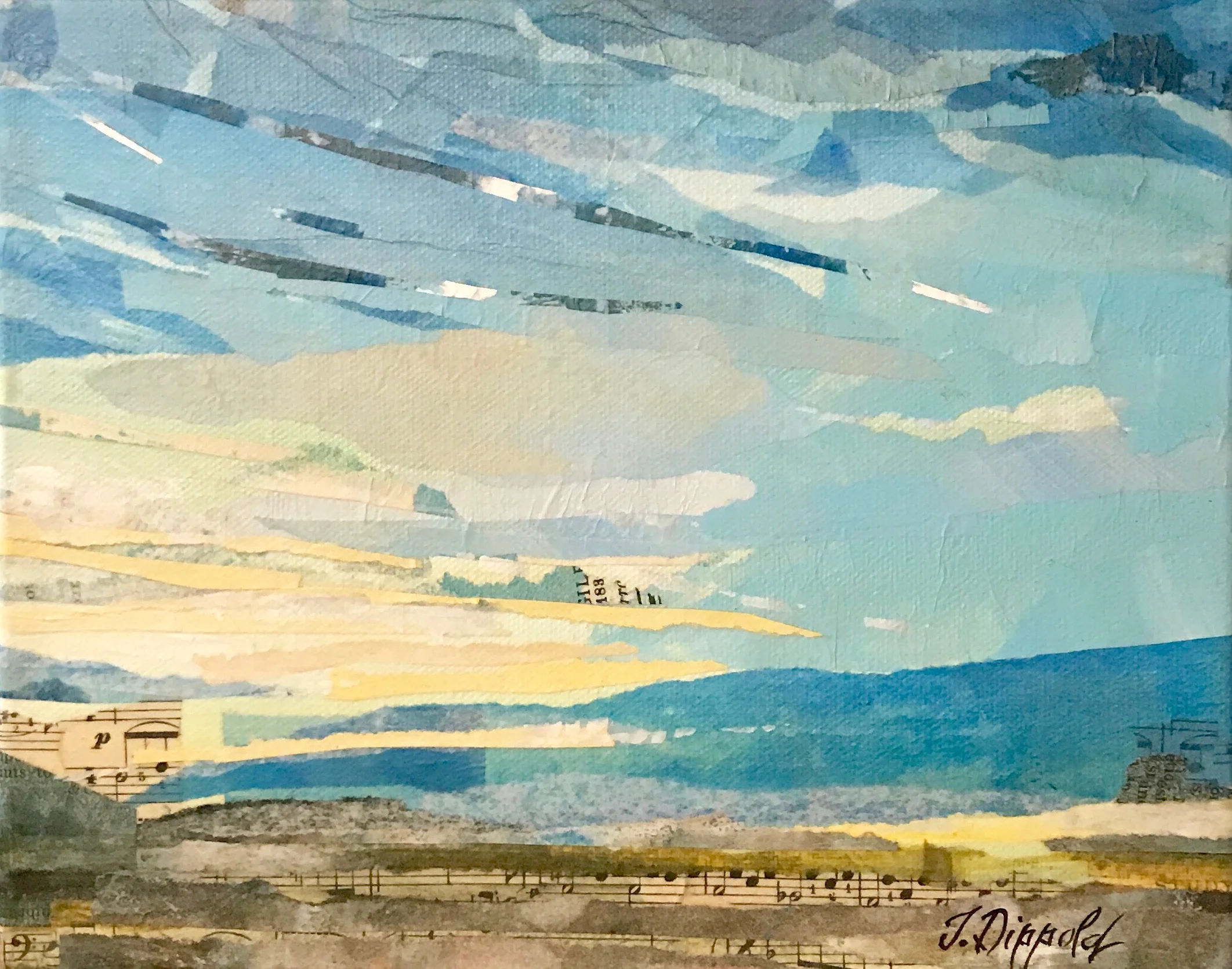 Hayley Gallery Jane Dippold Mixed Media Collage Artist From Coldwater, Ohio