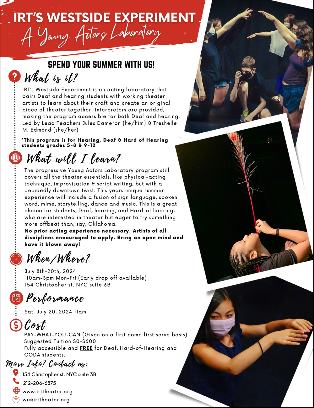 Summer Programs 2025 — Institute for Collaborative Education