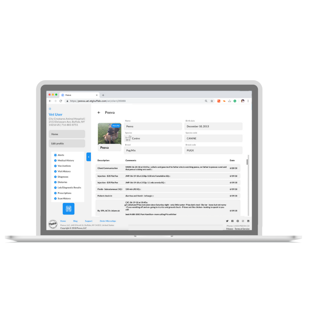 Peeva - Member Services. The Benefits of Your Peeva Microchip Enrollment.