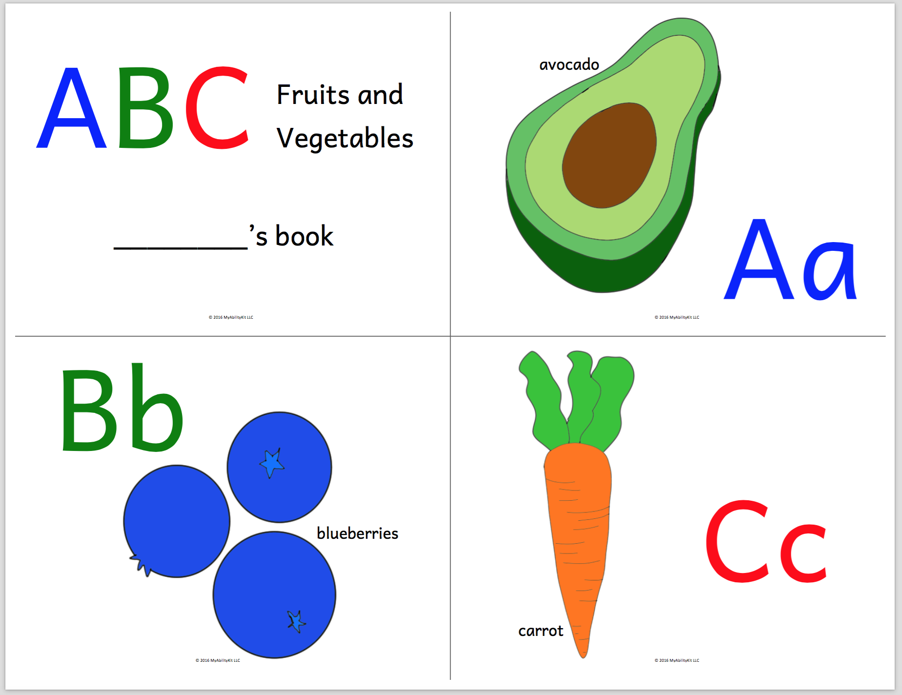 Mini Books — MyAbilityKit | Autism Resources