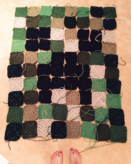 Minecraft Creeper Crocheted Blanket — Whitney Archer