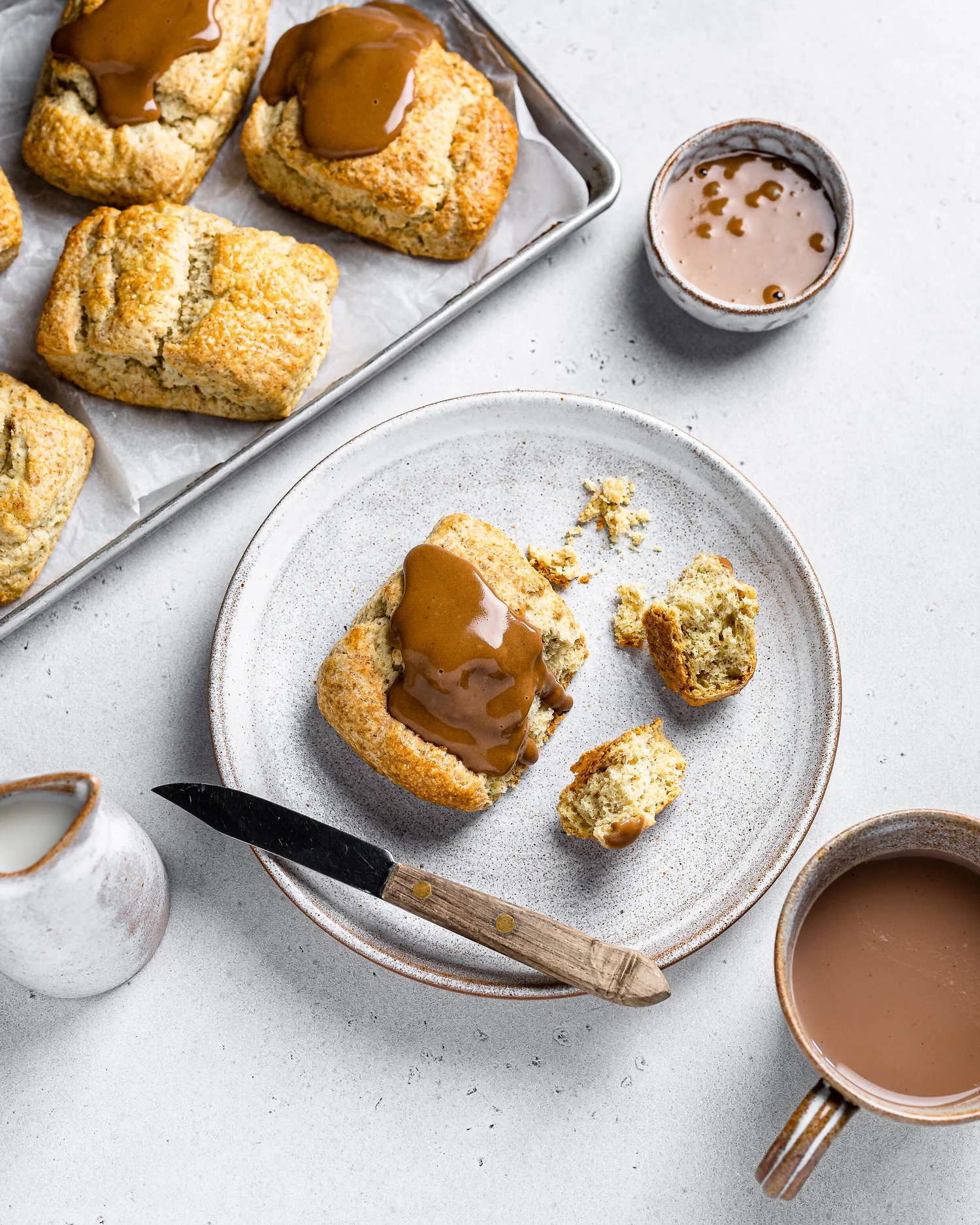 SWEET TEA GLAZED SCONES – Matcha Ninja