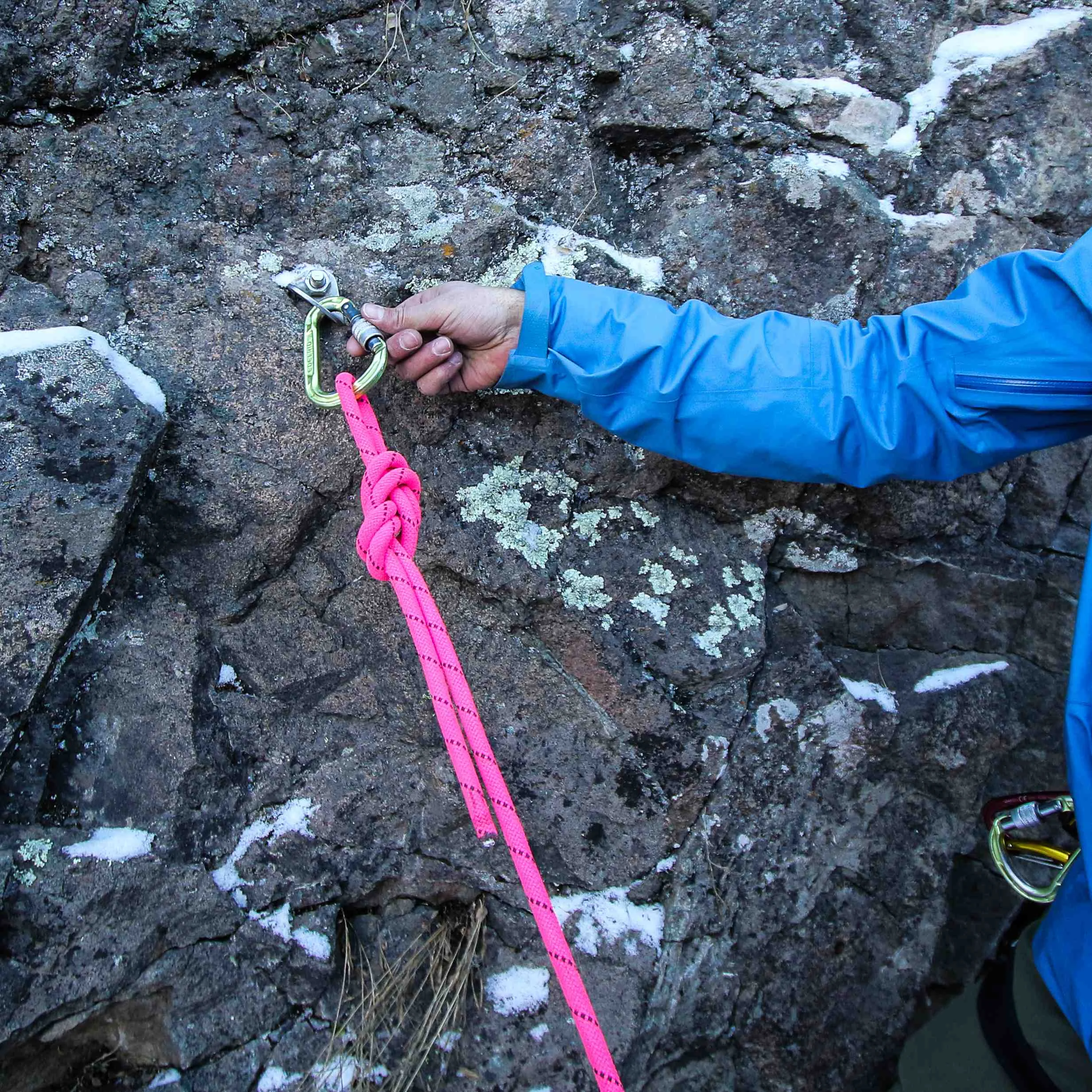 anchoring in the park — Ouray Ice Park