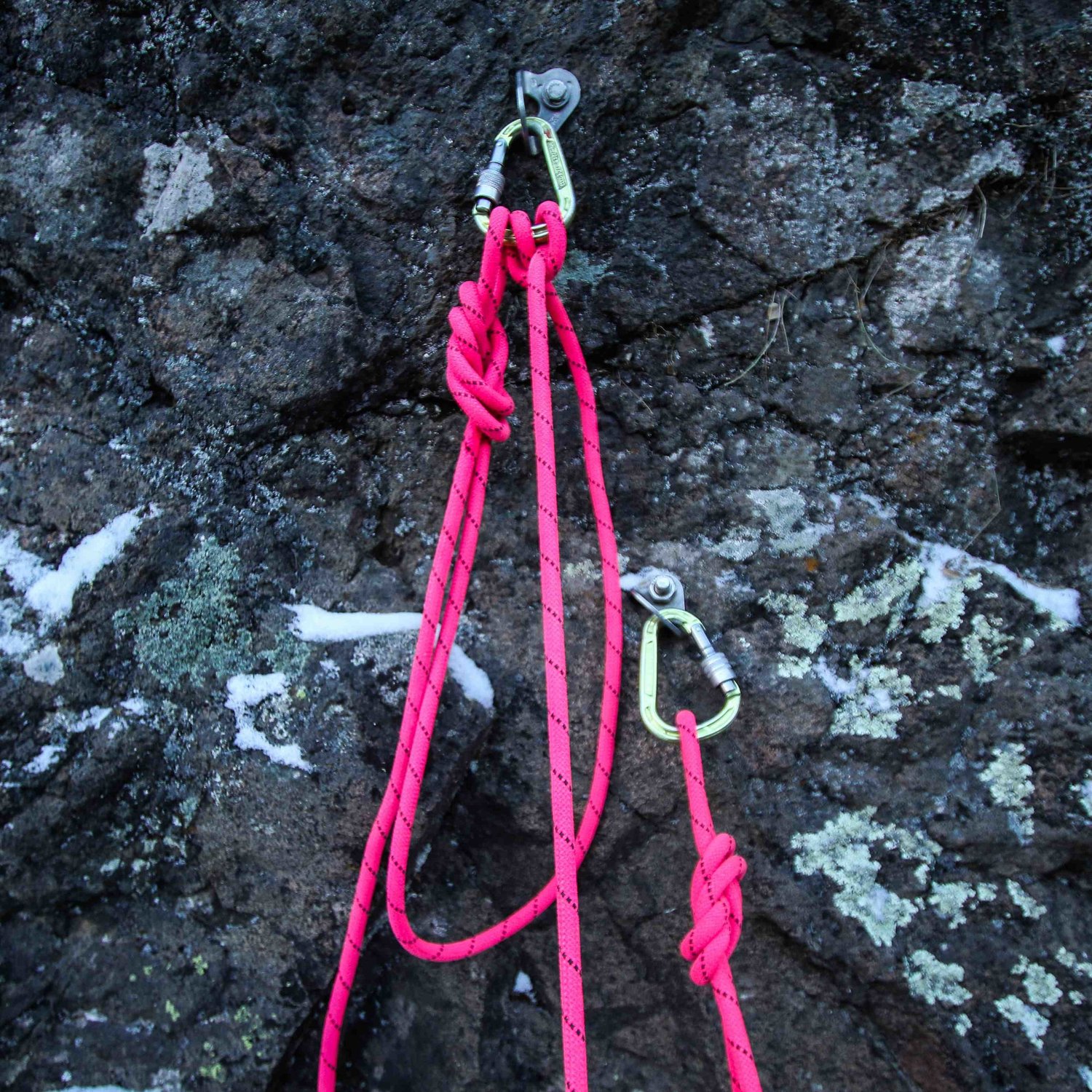 anchoring in the park — Ouray Ice Park