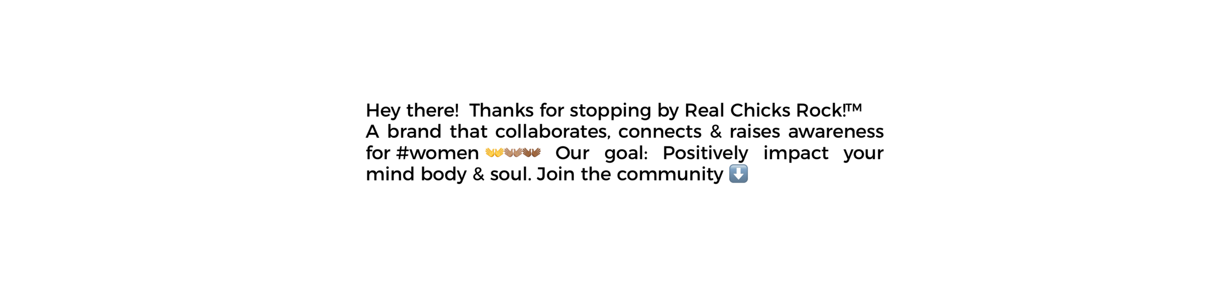 Instagram — Real Chicks Rock!!