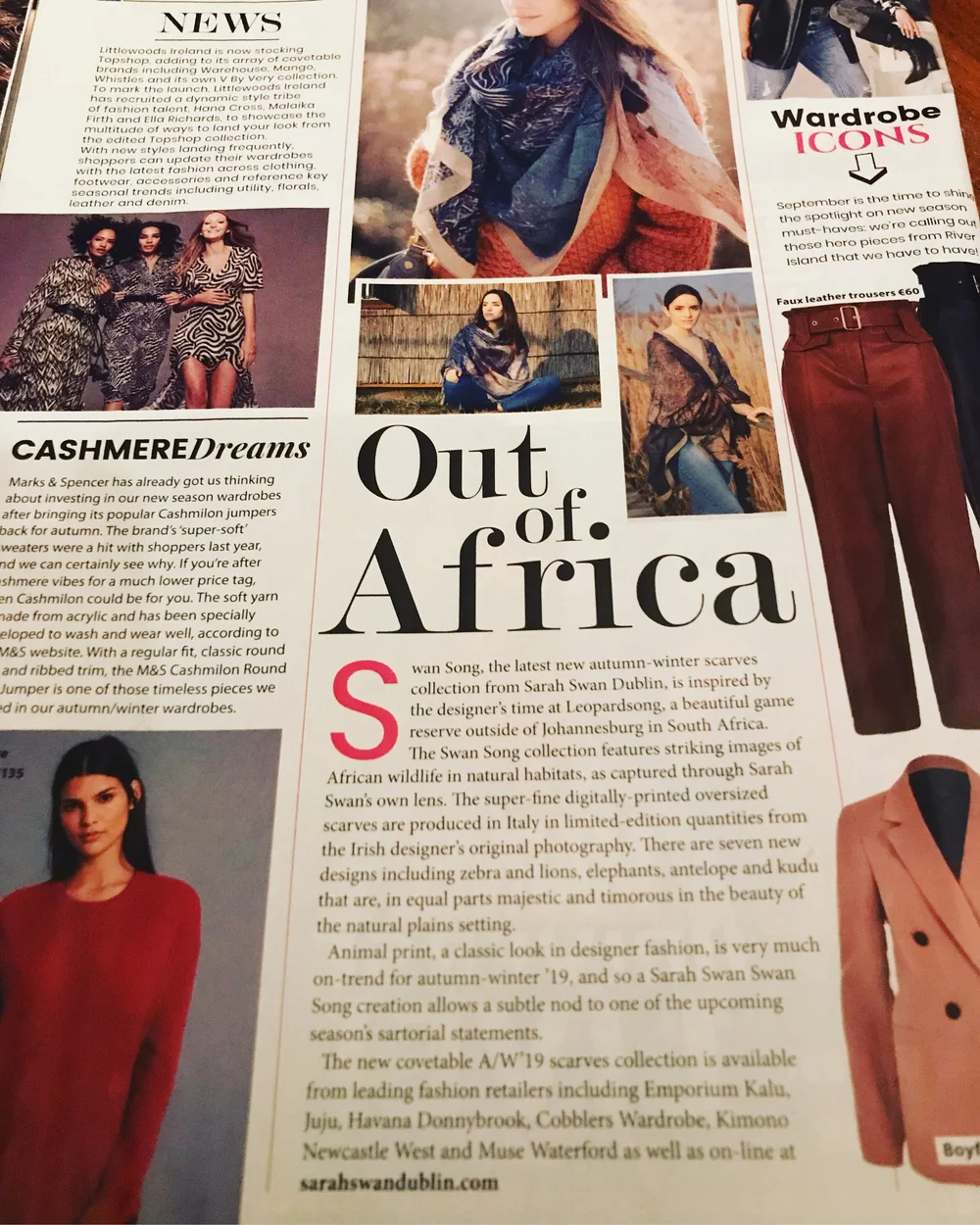 Sarah Swan Featured In The RTE Guide Magazine — Sarah Swan Designs