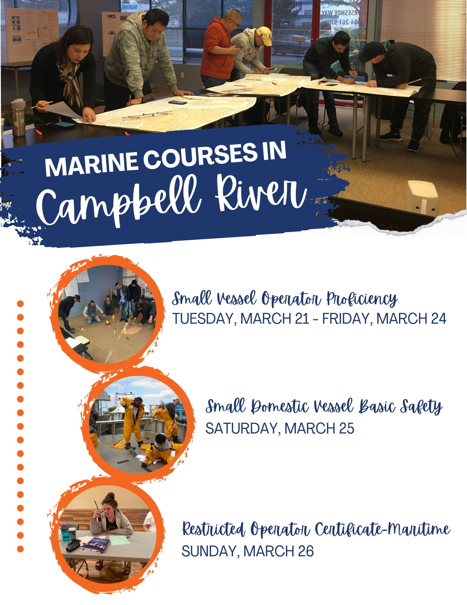 Sign up for marine courses in Campbell River! — Fish Safe