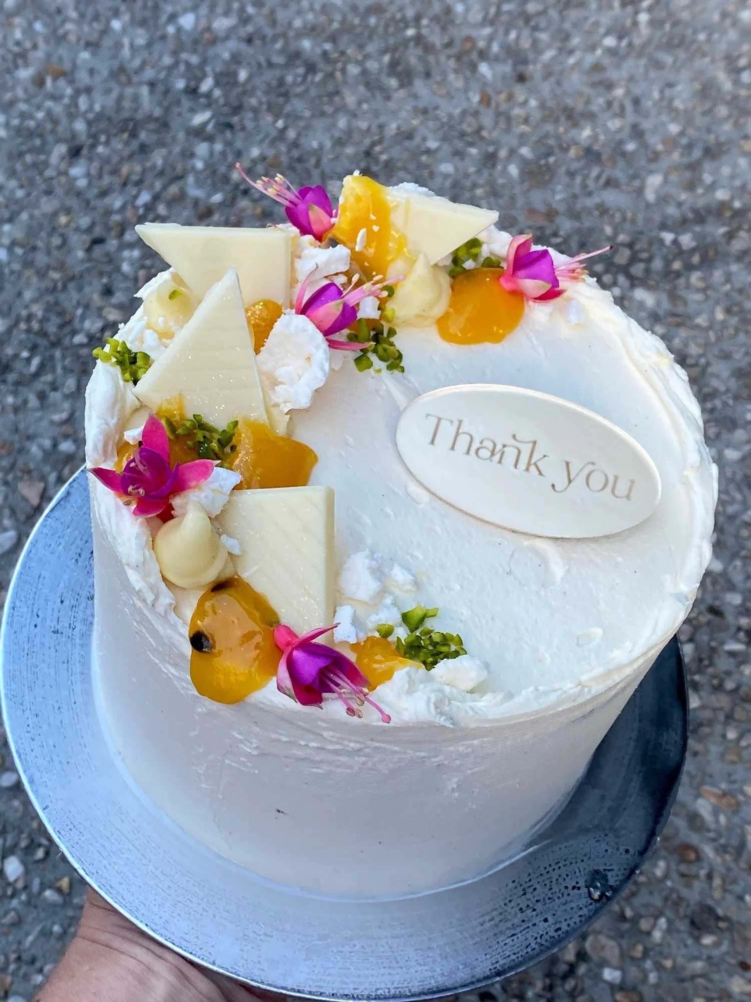 Passion Fruit Mousse Cake