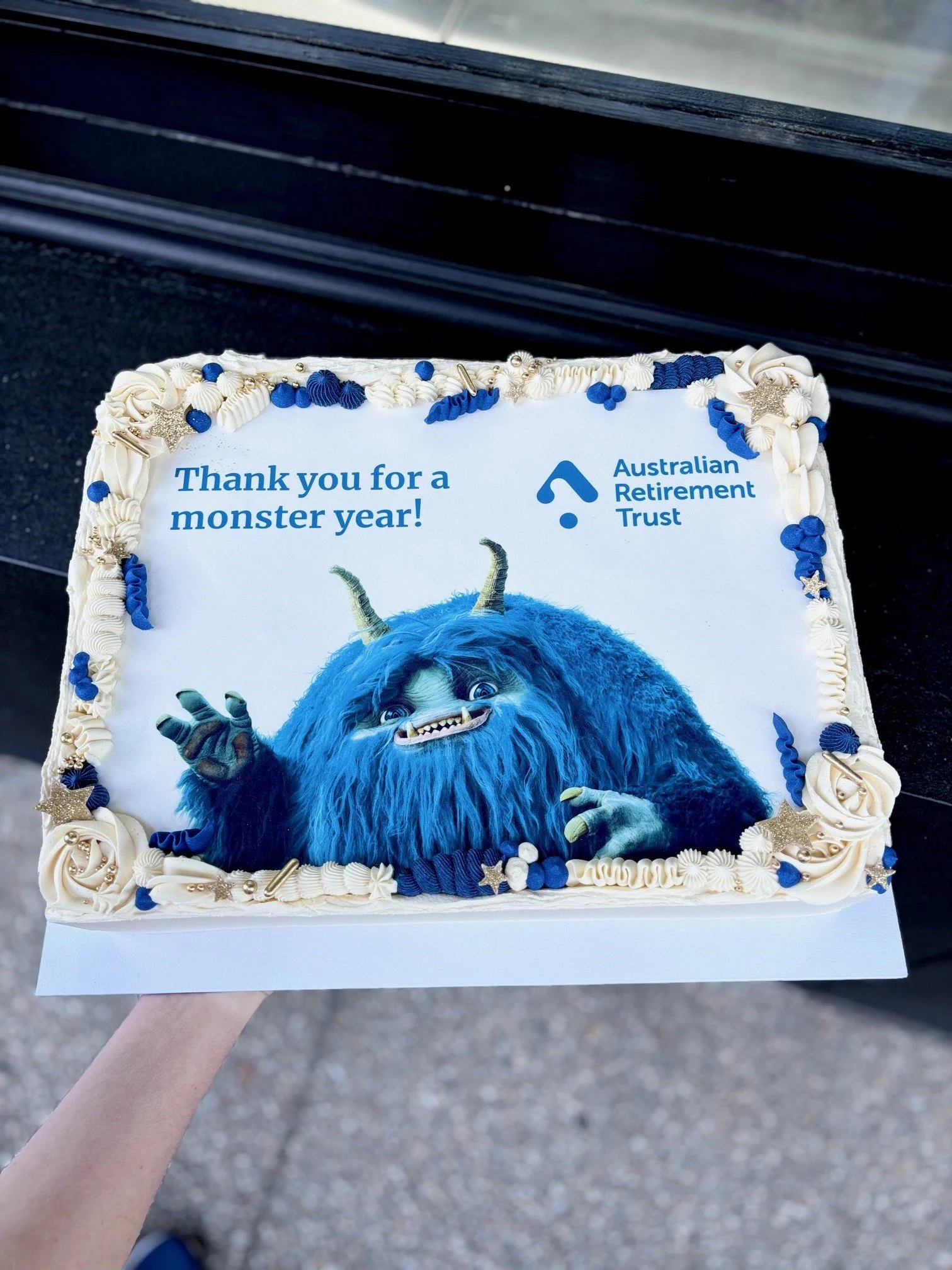 Corporate Logo Rectangle Cake — Vanilla Pod