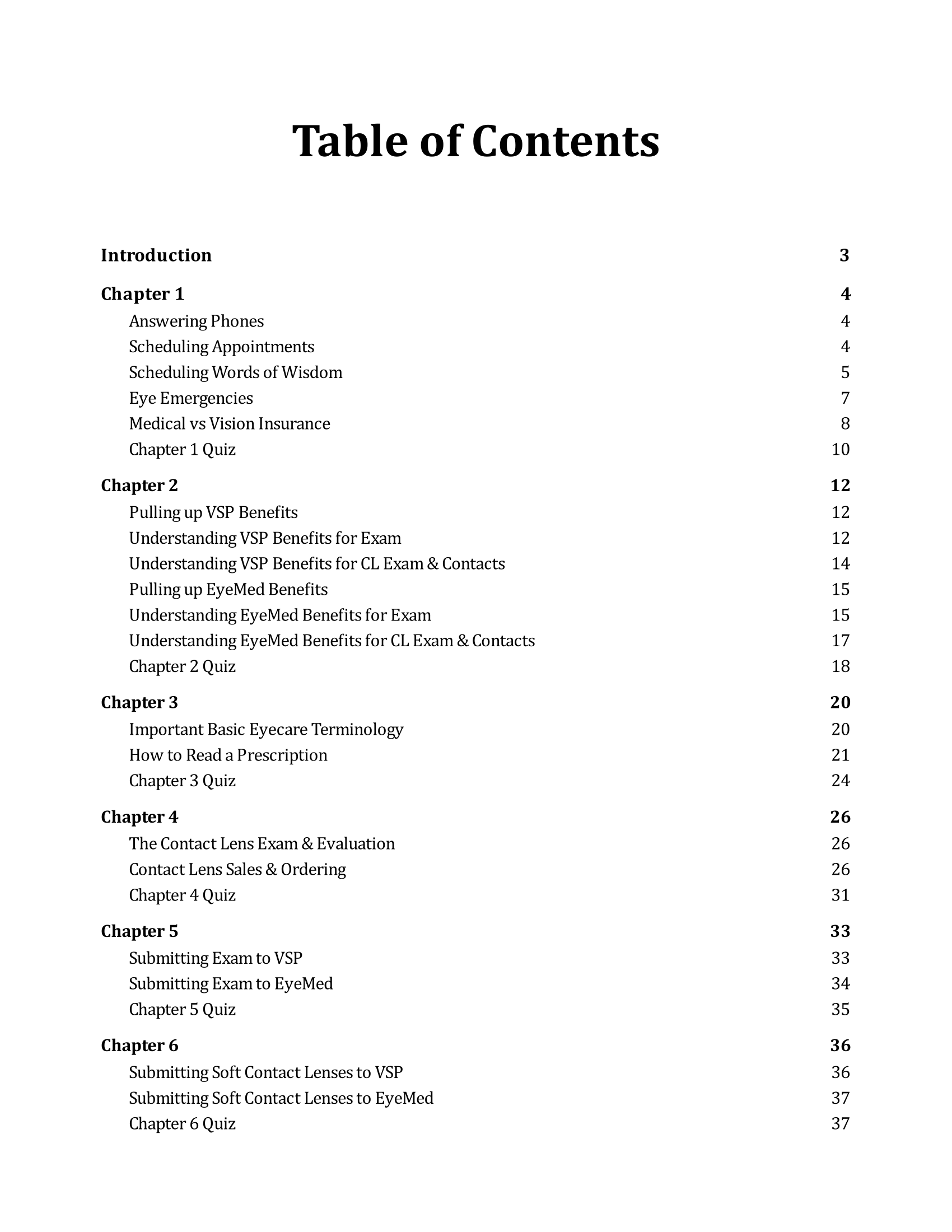 Sight Eyecare - Eye Got This - 12 Week Training Manual