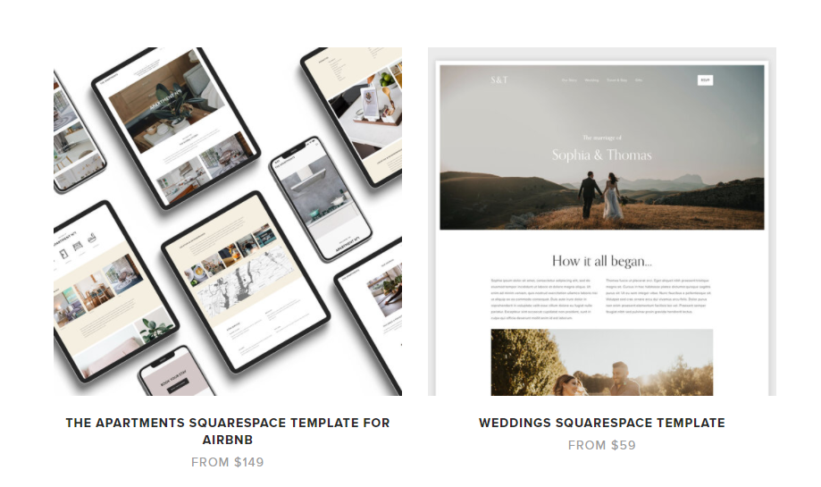 Squarespace Templates you won't find anywhere else