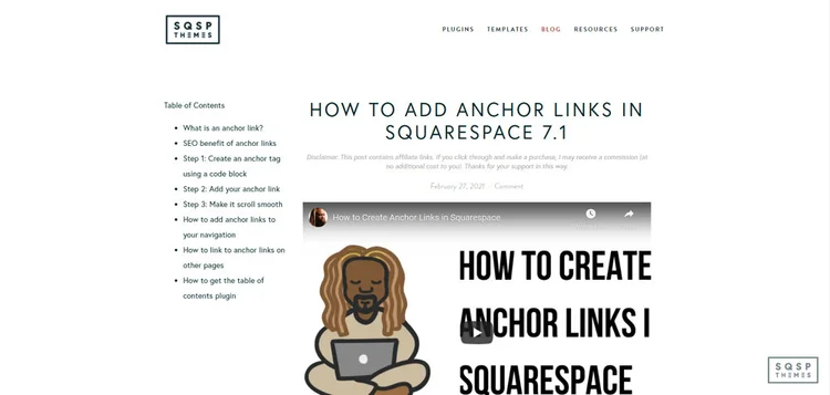 Huge List of Squarespace Hacks and Tweaks (With Links and Examples ...