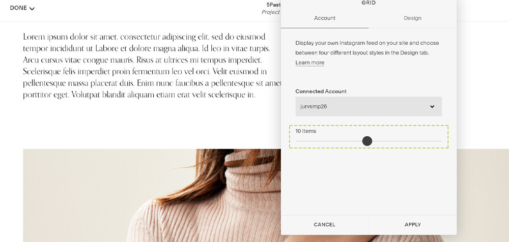 How to Integrate an Instagram Feed on a Squarespace Site - SQSPThemes