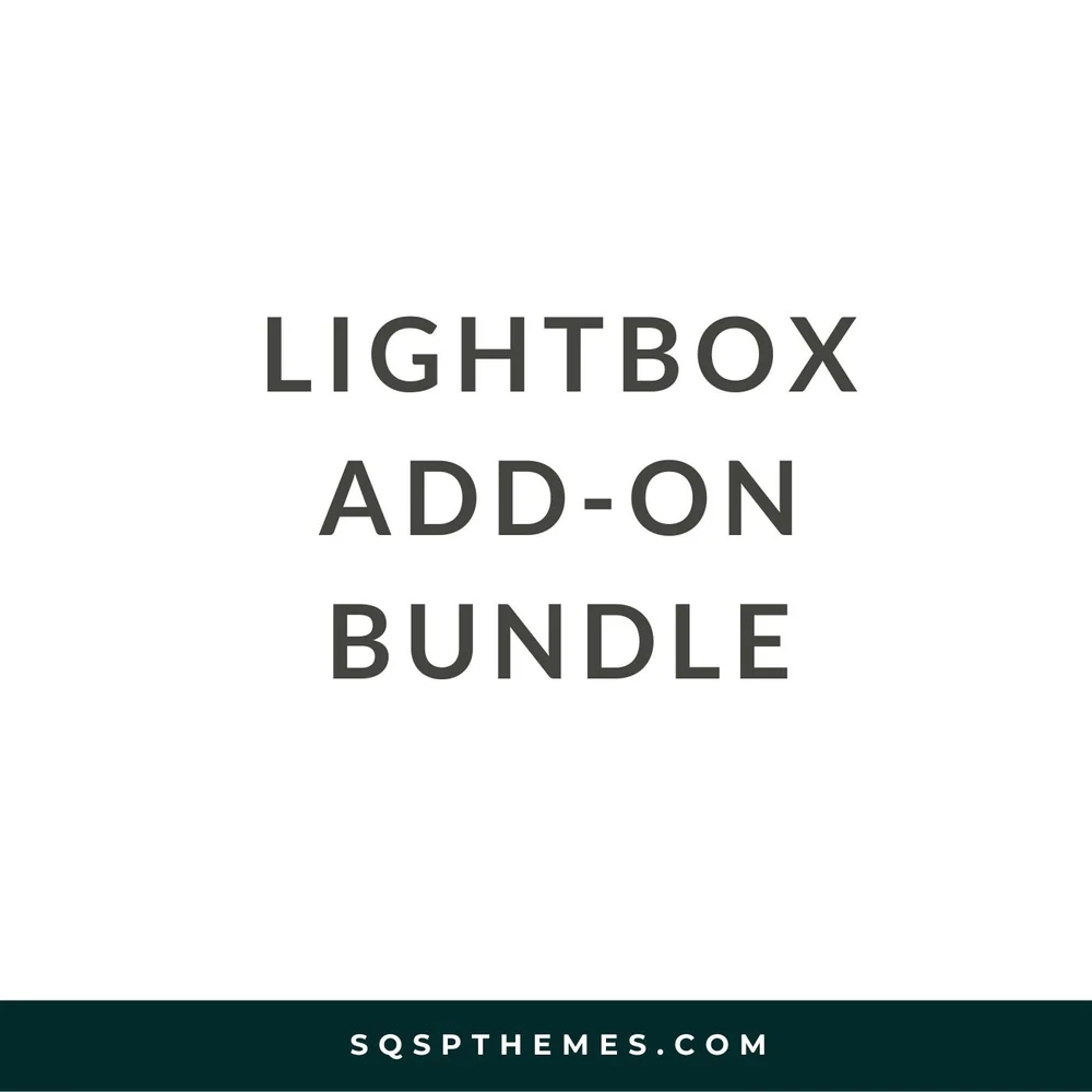 Squarespace Lightbox Anything Plugin - SQSPThemes