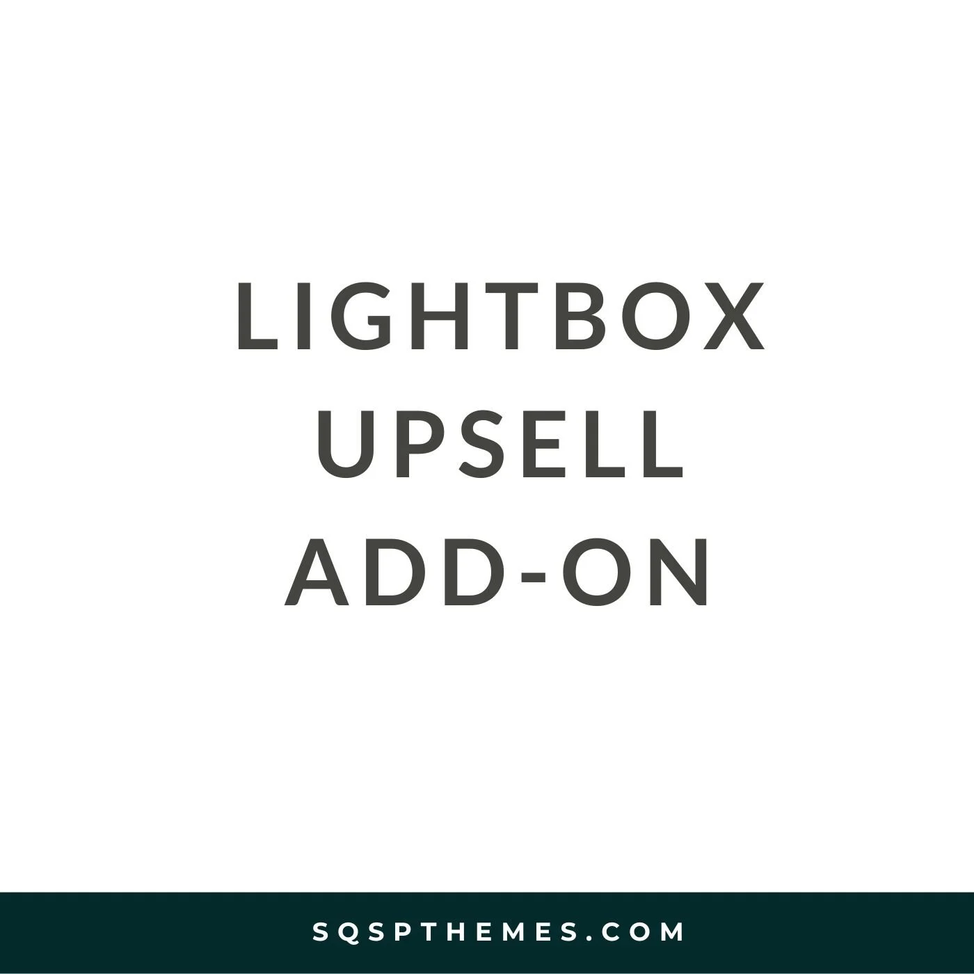 Squarespace Lightbox Anything Plugin - SQSPThemes