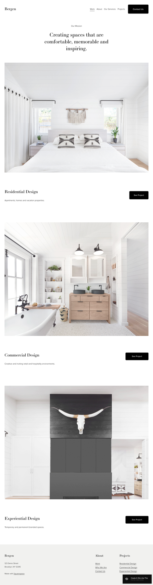 Bergen Squarespace Template - SQSPThemes