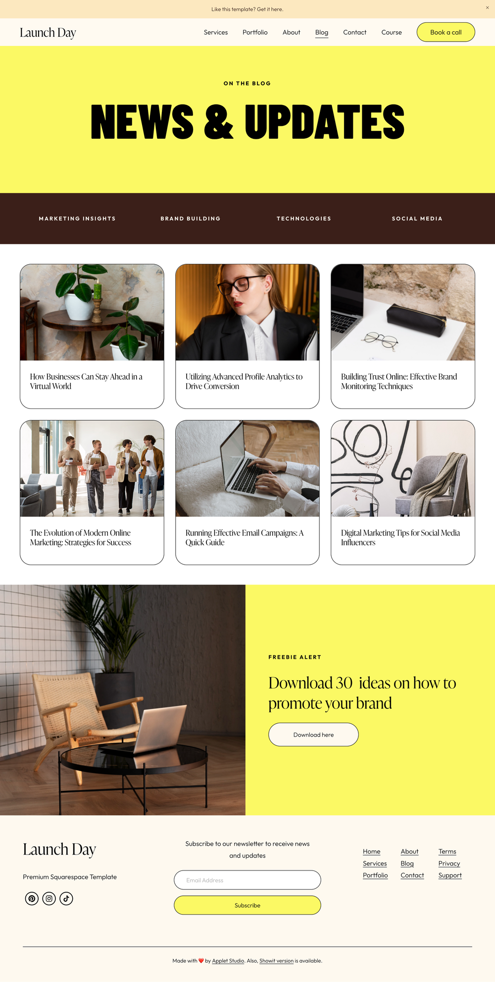 Inspiring Squarespace Blog Layout Examples (Minimalist, Image‑Heavy ...