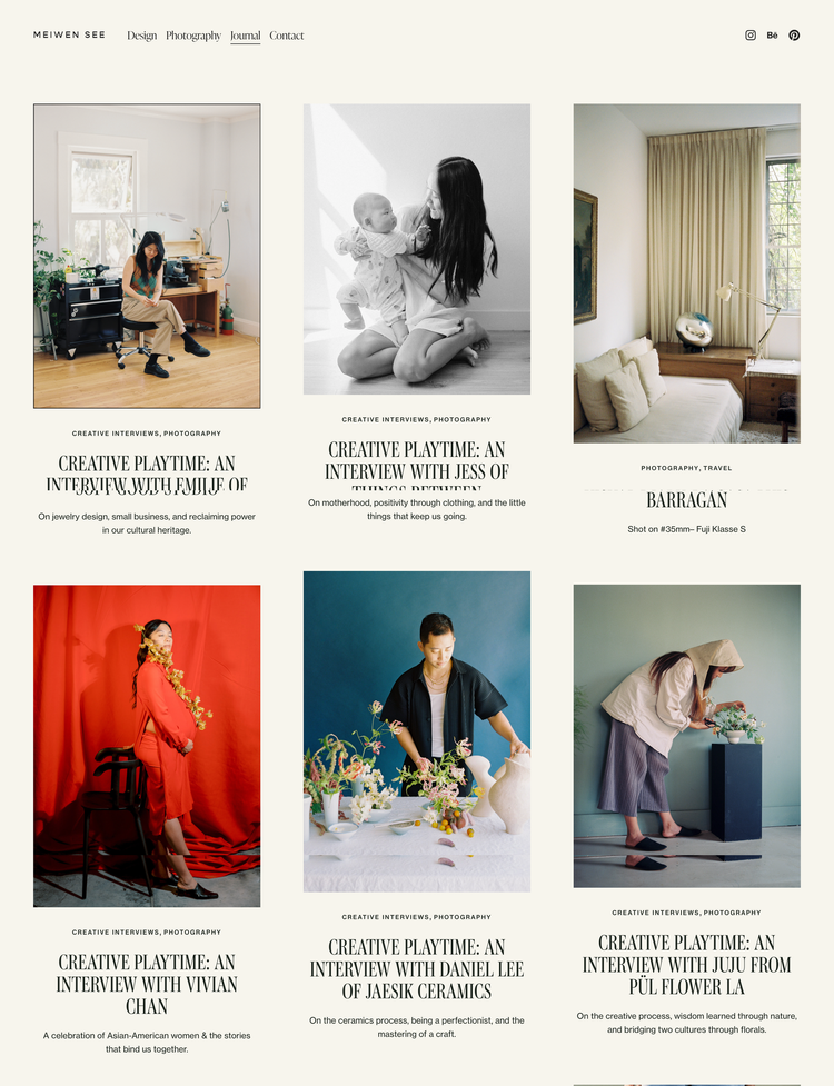 Inspiring Squarespace Blog Layout Examples (Minimalist, Image‑Heavy ...