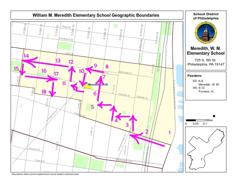 A Walking Tour of the Meredith School Catchment — Philly Home Girls