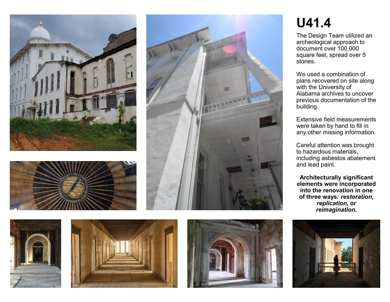 AIA AL Design Award submission - UA Peter Bryce Historic Stabilization ...