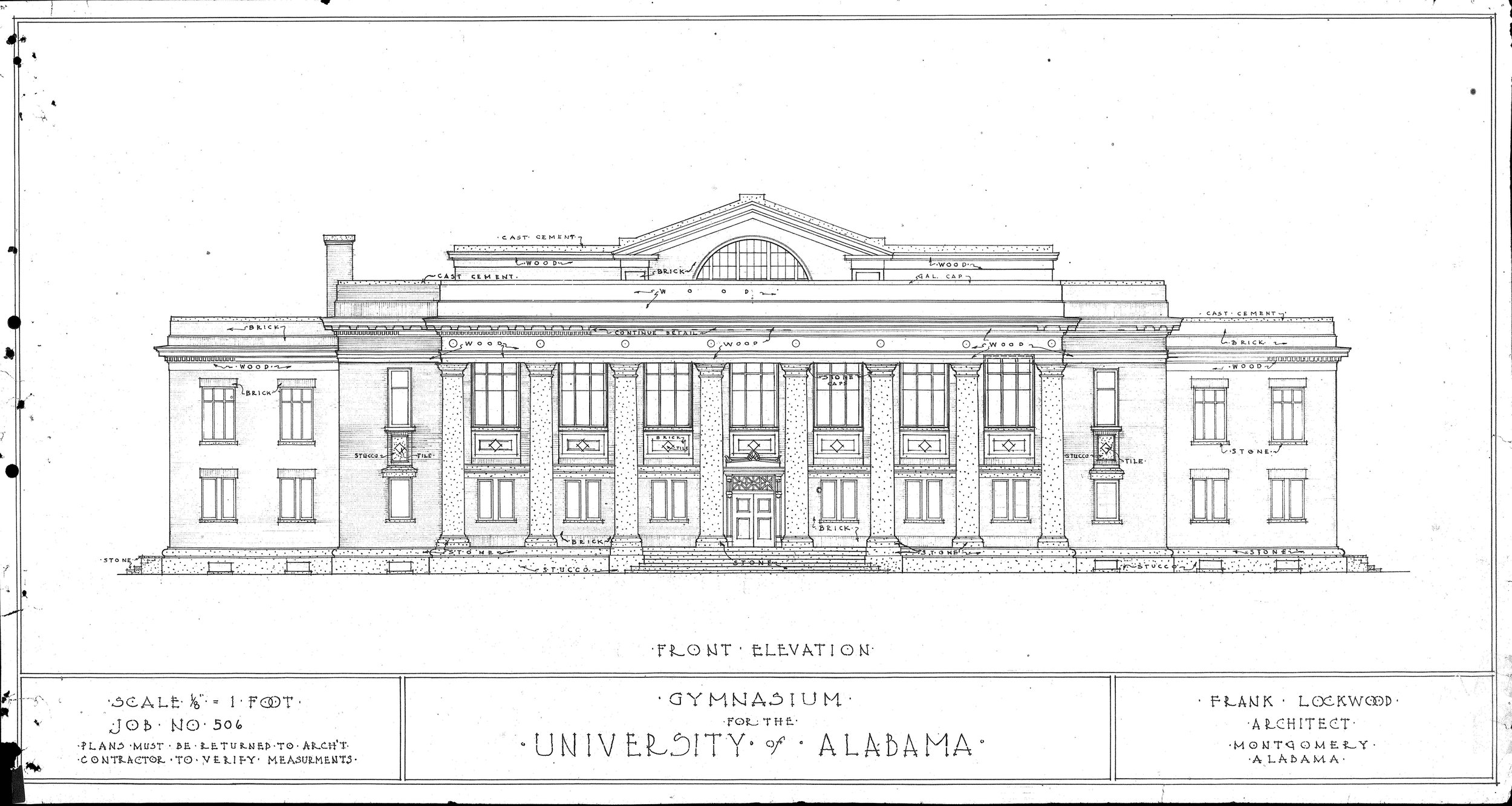 University of Alabama Little Hall Exterior Renovations — Birchfield ...