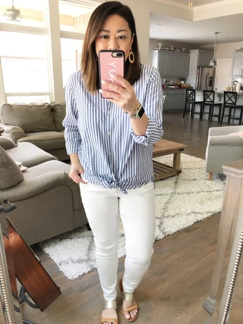 4 Ways To Style White Denim — Hey Thuy