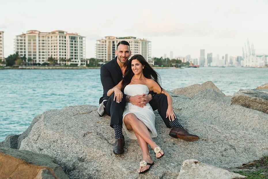 Ariel & Vincent Engagement Session at South Pointe Park & Beach ...