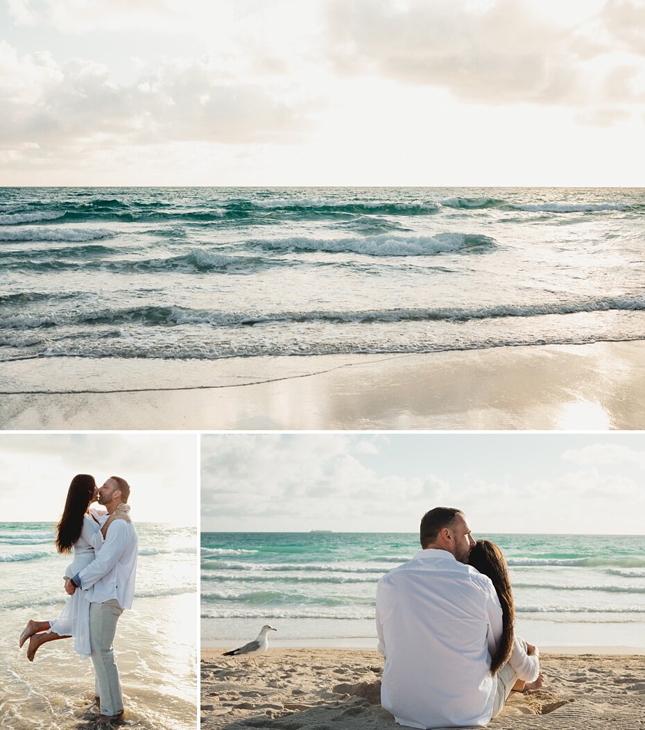 Ariel & Vincent Engagement Session at South Pointe Park & Beach ...