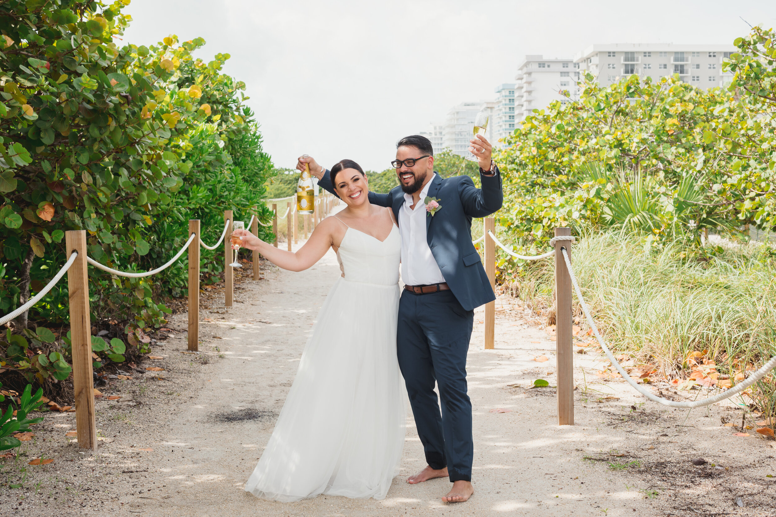 Miami Beach Covid Elopement | Miami Beach Elopement Photographer ...