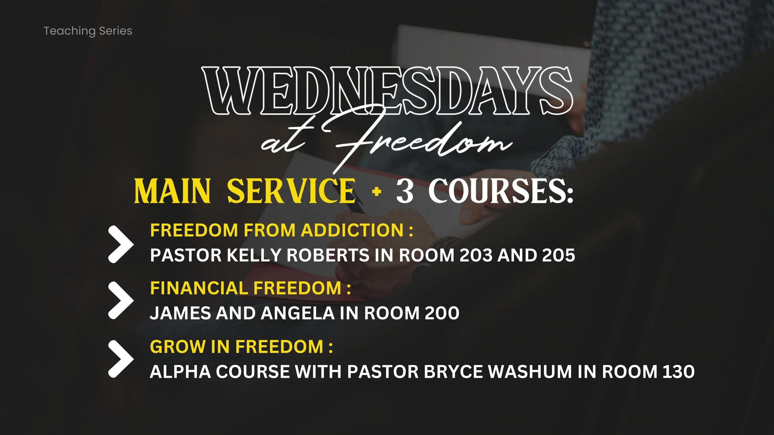 Wednesdays at Freedom — Freedom Church