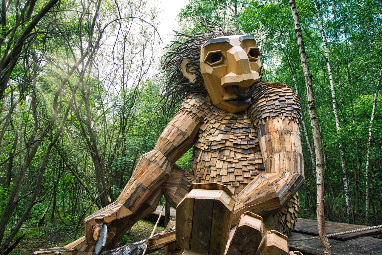 Trollen parcours De Schorre in Boom — viewfinder