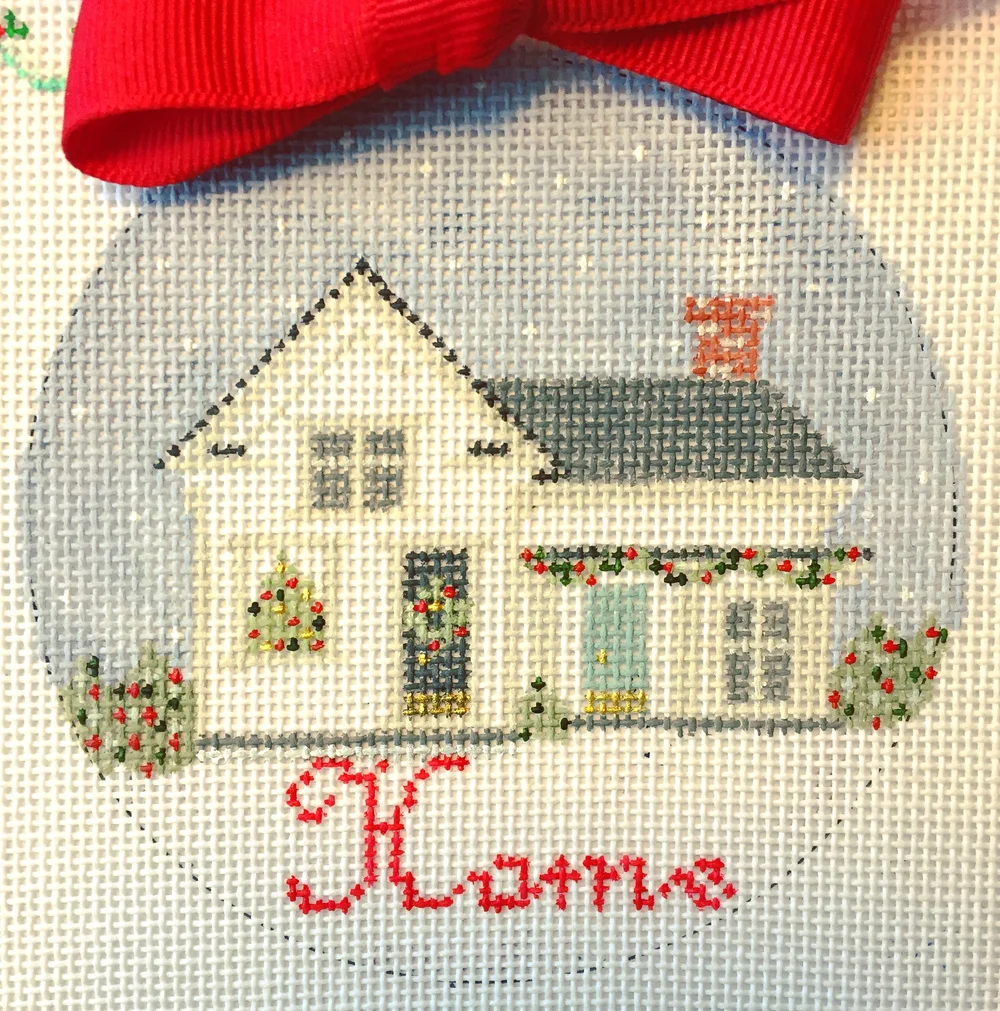 Holiday Ornaments Needlepoint Designs || The Plum Stitchery