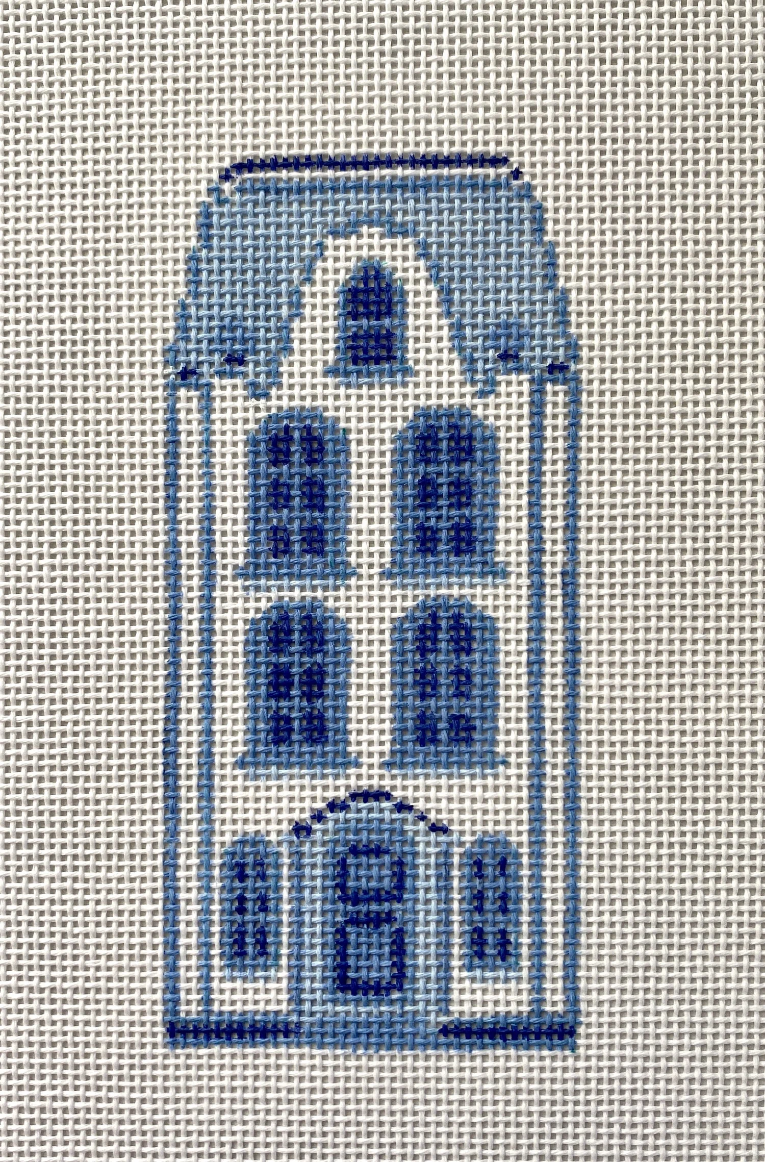 Delft Houses Needlepoint Designs || The Plum Stitchery