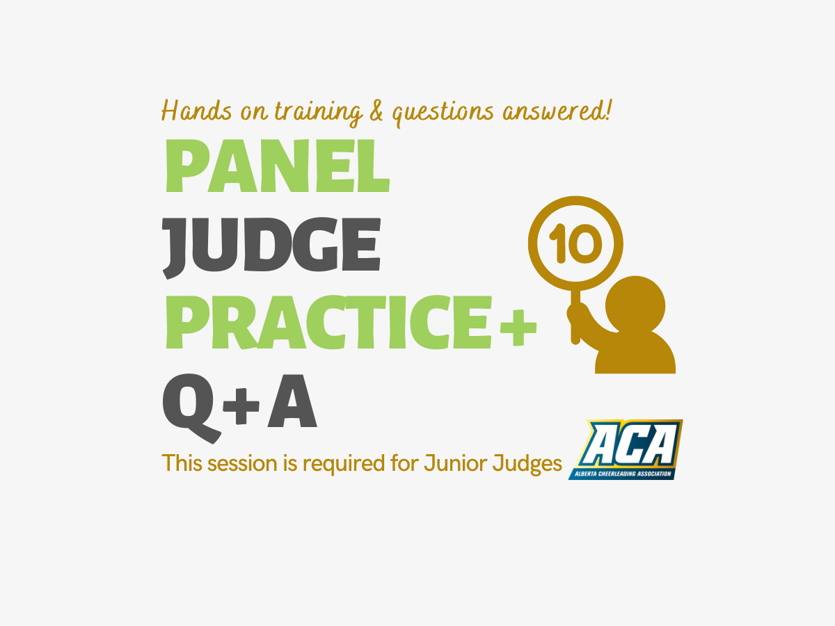 Judge Courses + Certification — Alberta Cheerleading Association