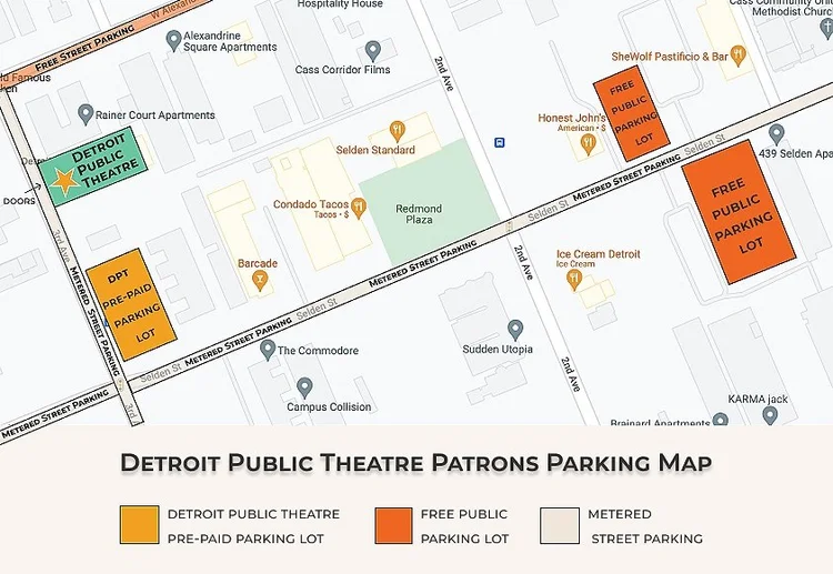 Parking/Wining & Dining — Detroit Public Theatre