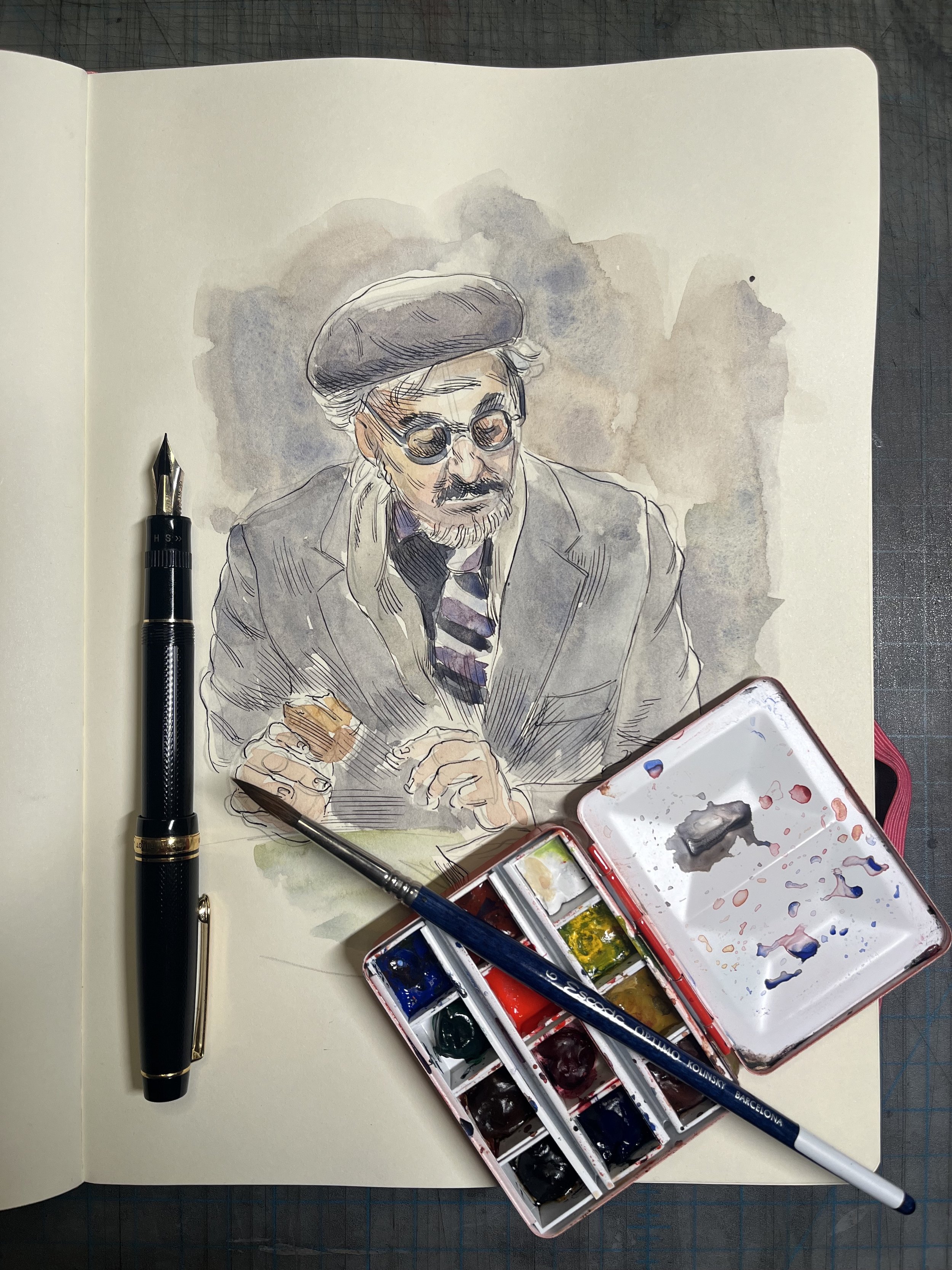 Sketching People in Pen & Ink — The Art of Marc Kompaneyets