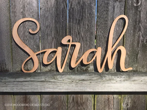 Wooden Name Ideas Nameplate Design Inspiration: 6 Creative Ideas For