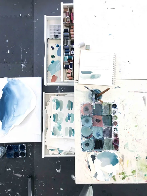 Creating a Custom Art Studio Table — Deeann Rieves