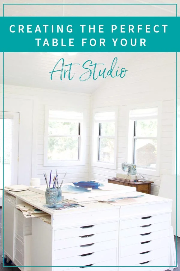 Creating a Custom Art Studio Table — Deeann Rieves