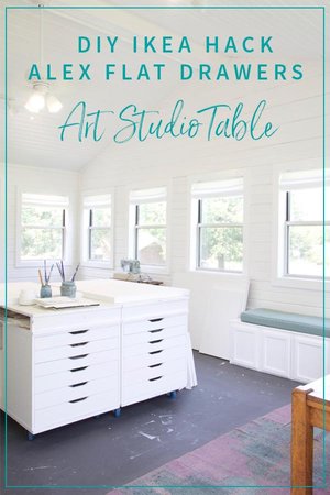 Creating a Custom Art Studio Table — Deeann Rieves