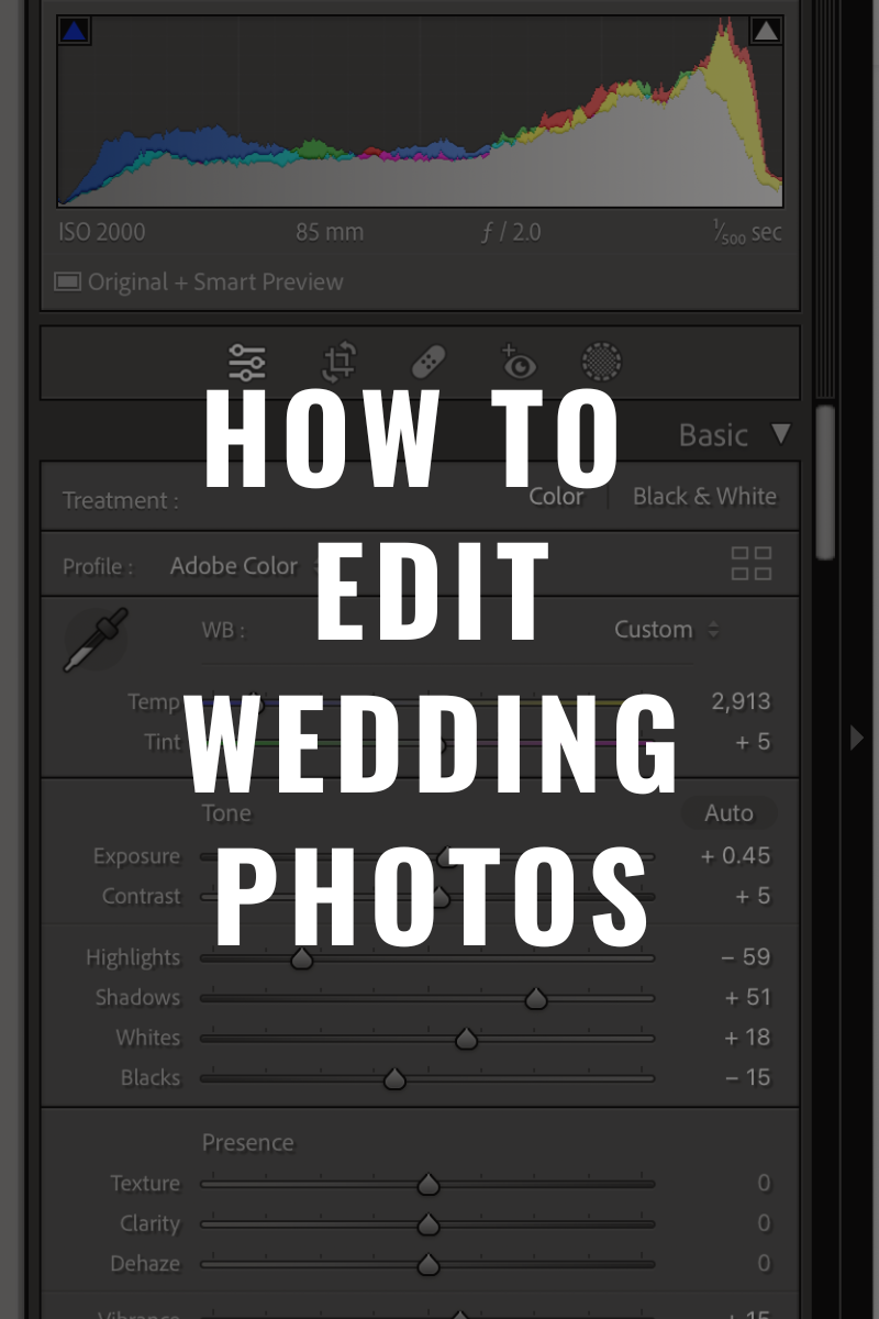 The Beginners Guide To Editing Wedding Photos