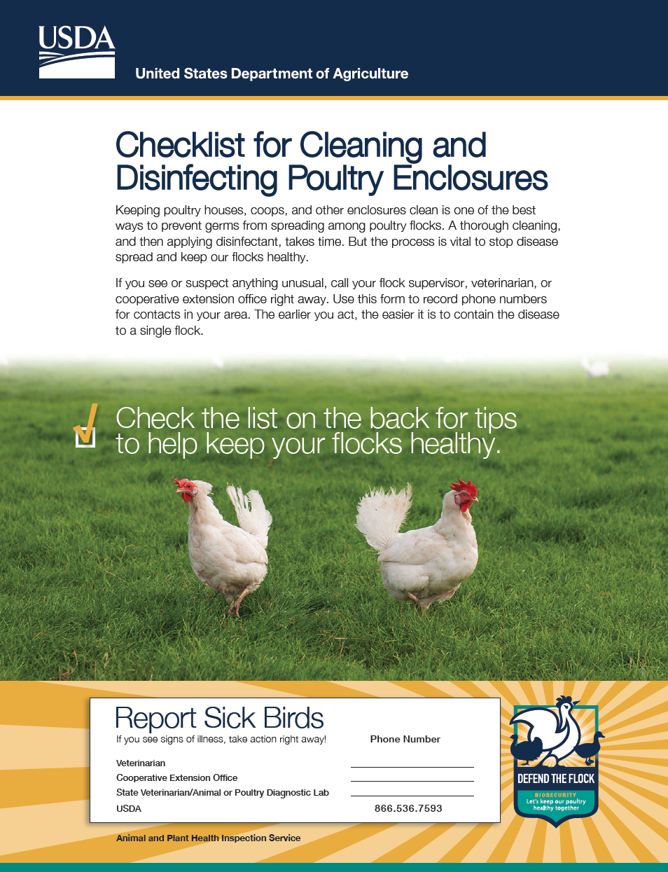 FREE POULTRY MATERIALS — Indiana State Poultry Association