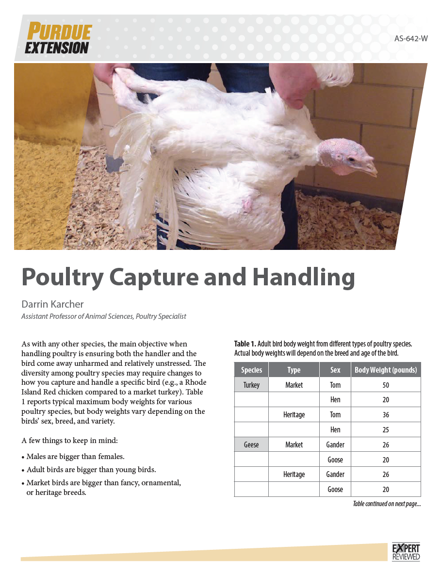 FREE POULTRY MATERIALS — Indiana State Poultry Association