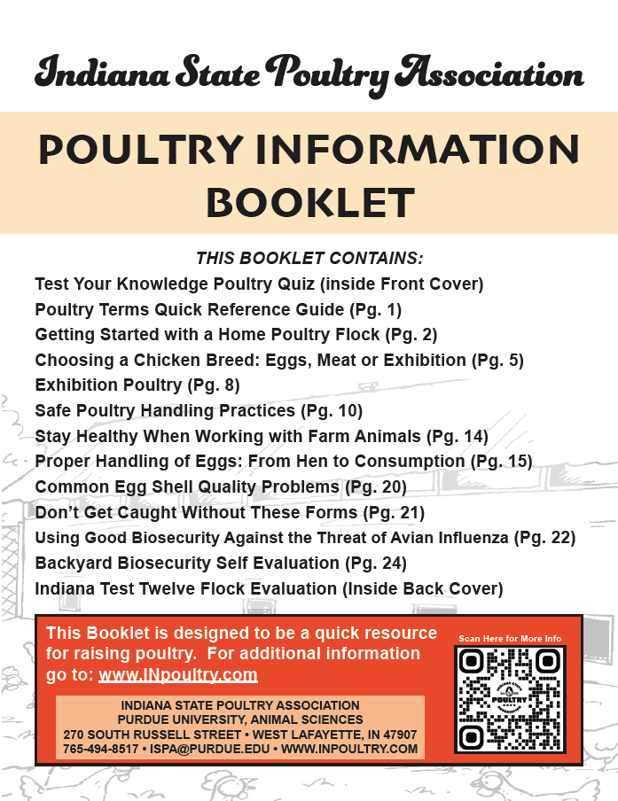 INDIVIDUAL INFO KIT — Indiana State Poultry Association