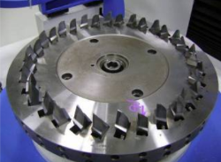 GXA100: Automated Gear Stick Edge Prep Machine — Conicity Technologies