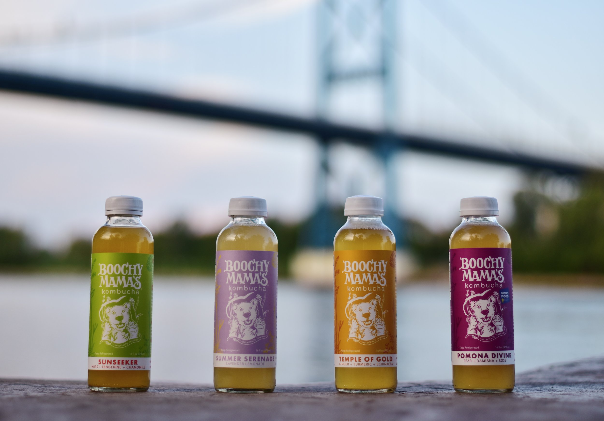 Boochy Mama's Kombucha. Love your Mama.