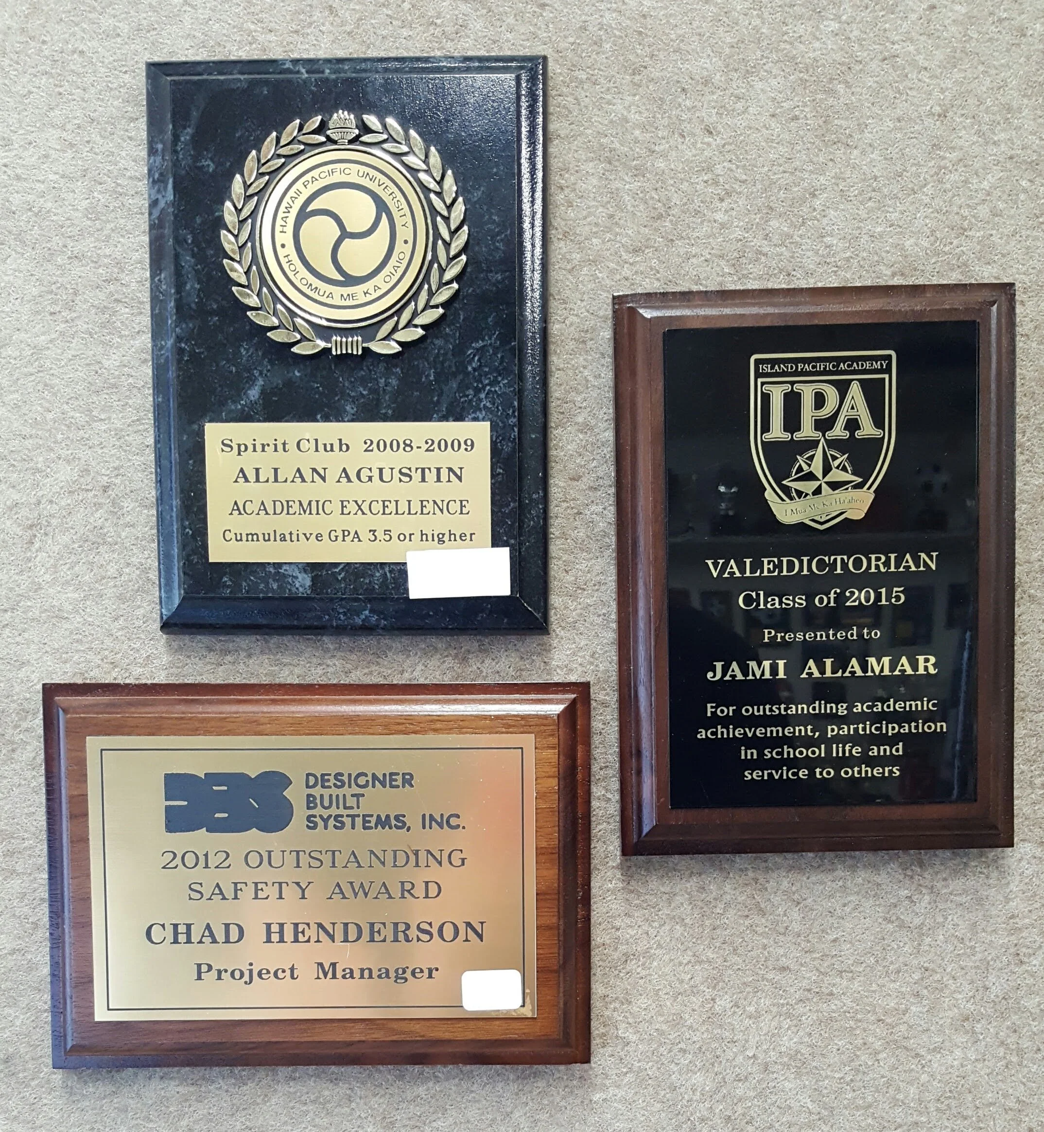 Plaques — Awardline